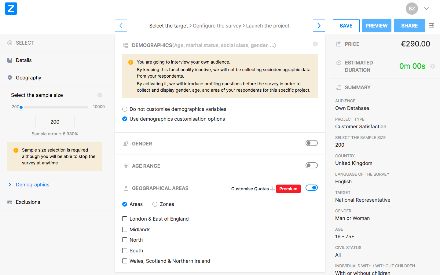 Own database projects - Zinklar
